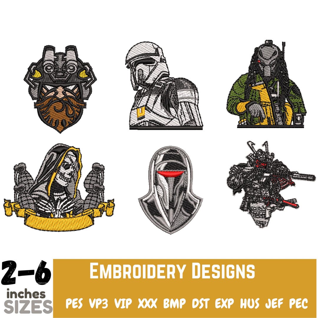 Cartoon Embroidery Design Bundle Cartoons Designs Embroidery Embroidery ...