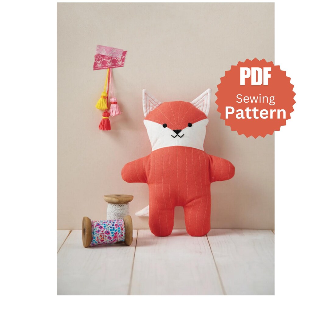 Fox Sewing Pattern PDF Fifi Fox Animal Pattern Fox Ornament PDF Pattern ...