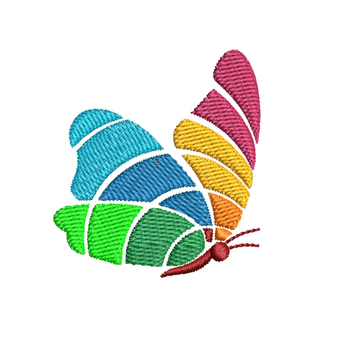 Butterfly Embroidery Design Butterfly Mini Machine Embroidery - Etsy