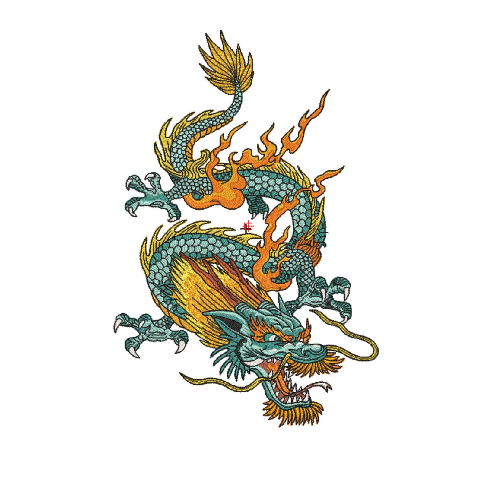 Dragon Machine Embroidery Designs ,dragon Embroidery Designs, Flying ...