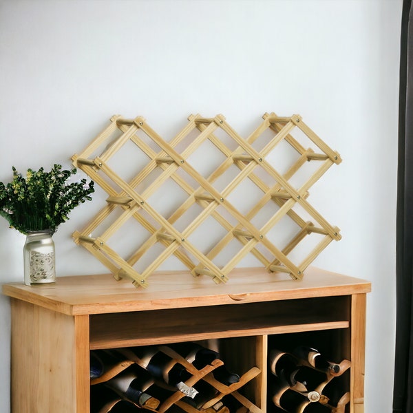 Wall Wine Rack - Etsy UK