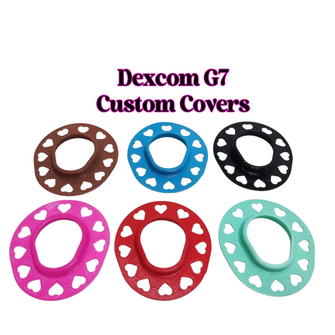 Dexcom G7 Custom Cover Reusable Flexible Armor Guard, Includes Clear ...