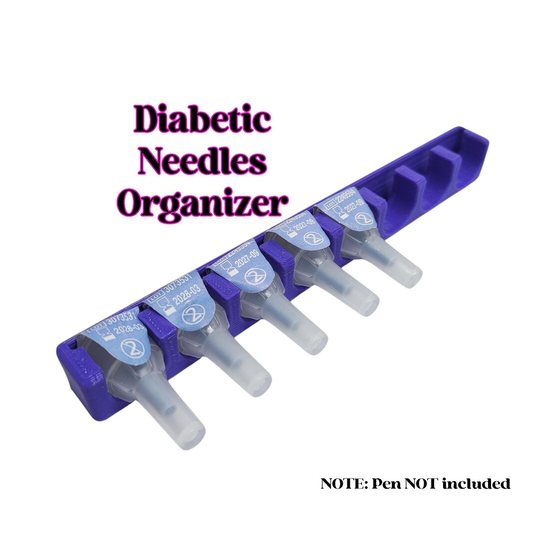 Diabetes Needles Travel Holder Bag Organizer: BD, Nano, Ultrafine ...