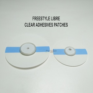 Freestyle Libre 1, 2, 3 Clear Adhesive Transparent Patches - Etsy