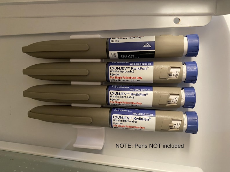 Insulin Pen Fridge Holder Mounjaro Humalog Tresiba Toujeo Lantus ...
