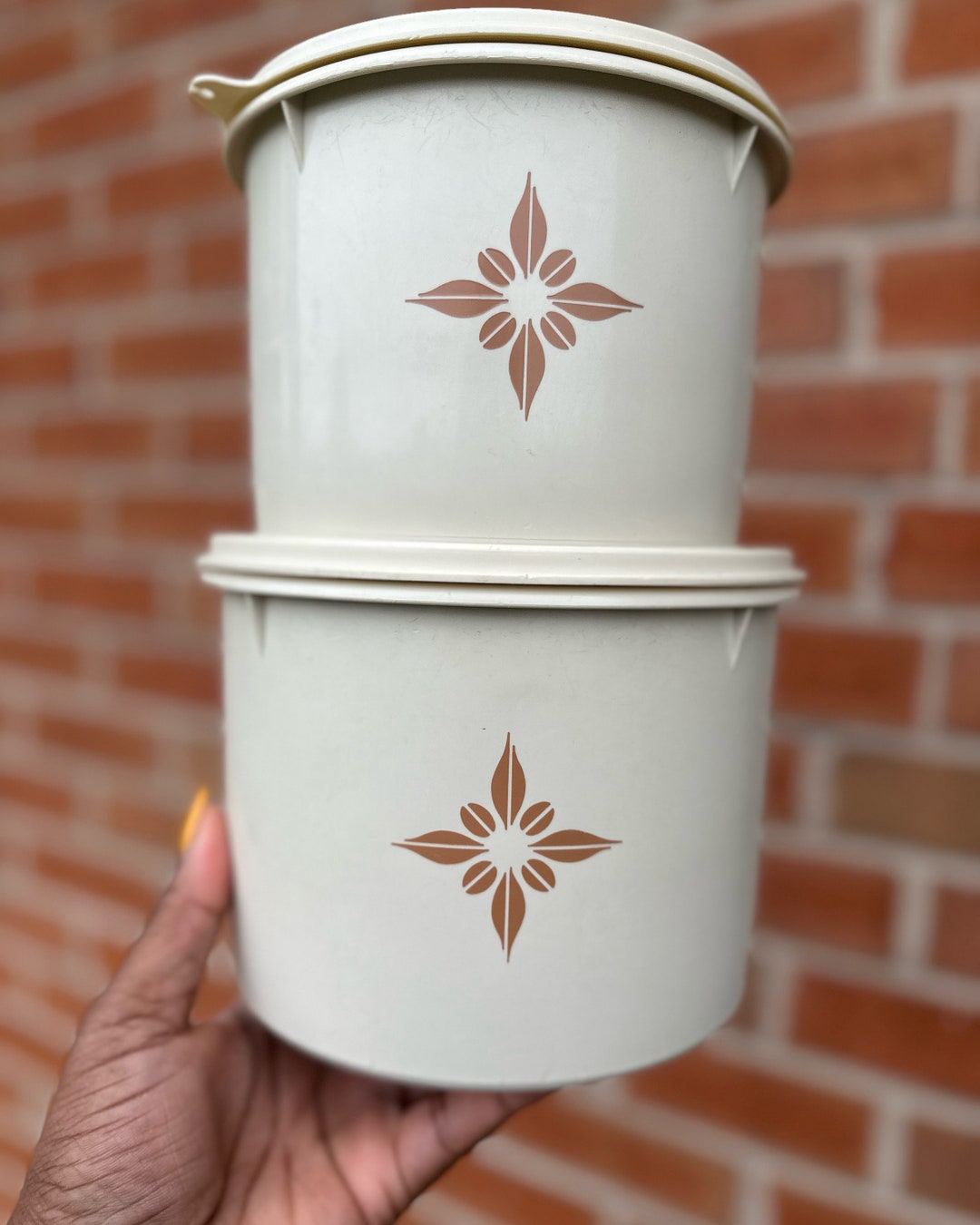 Set of 70s Vintage Tupperware Nesting Canisters - Etsy