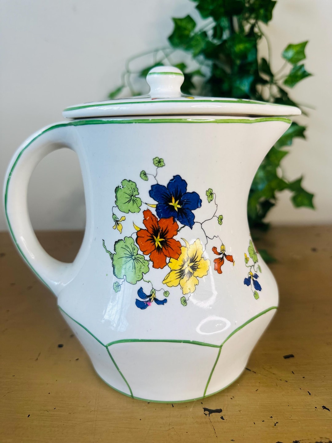 1930s C.C. Thompson Pottery Company Vintage Ceramic Teapot - Etsy