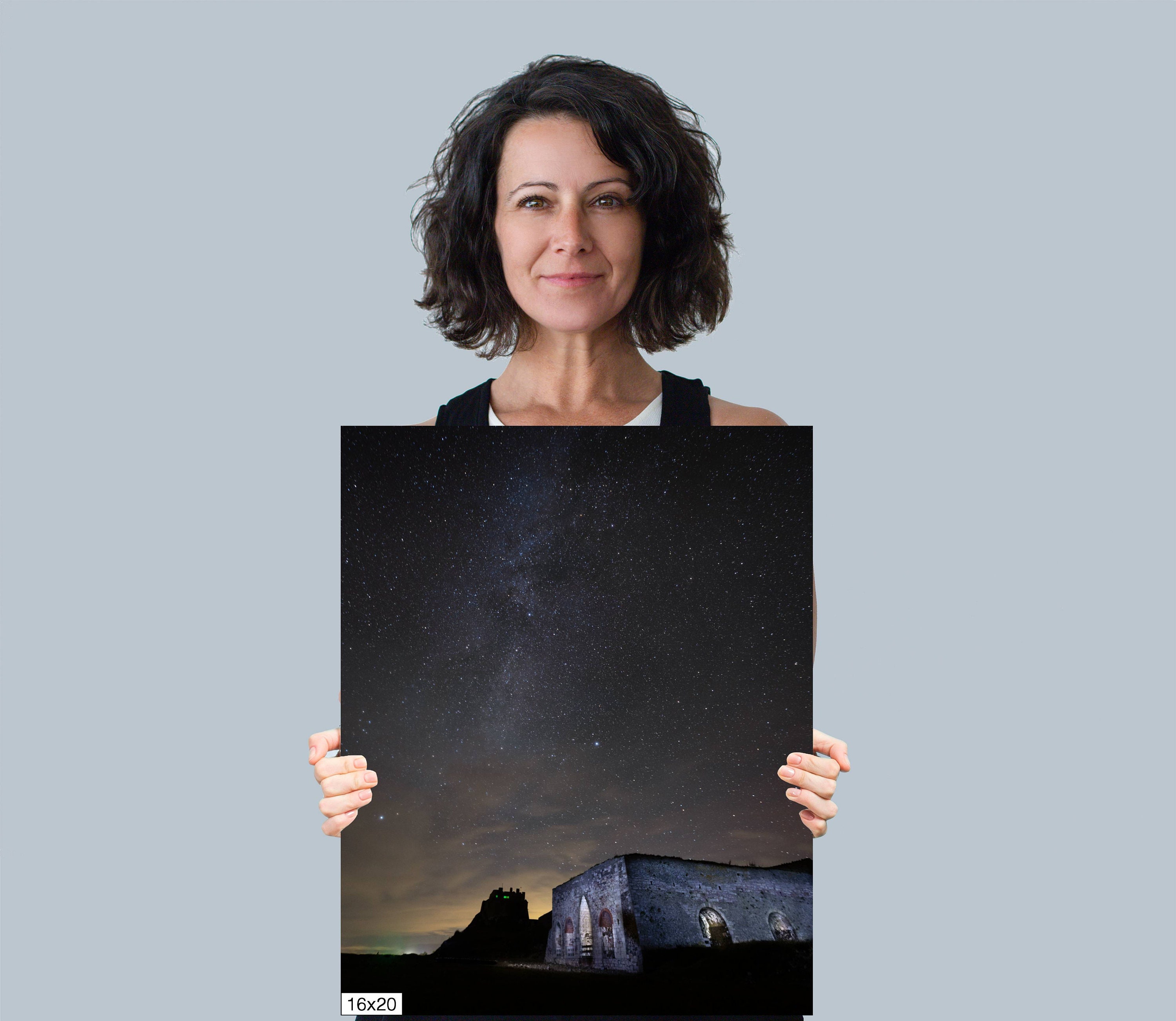 Holy Island Kilns Castle Point Northumberland Glossy Paper Print Canvas ...