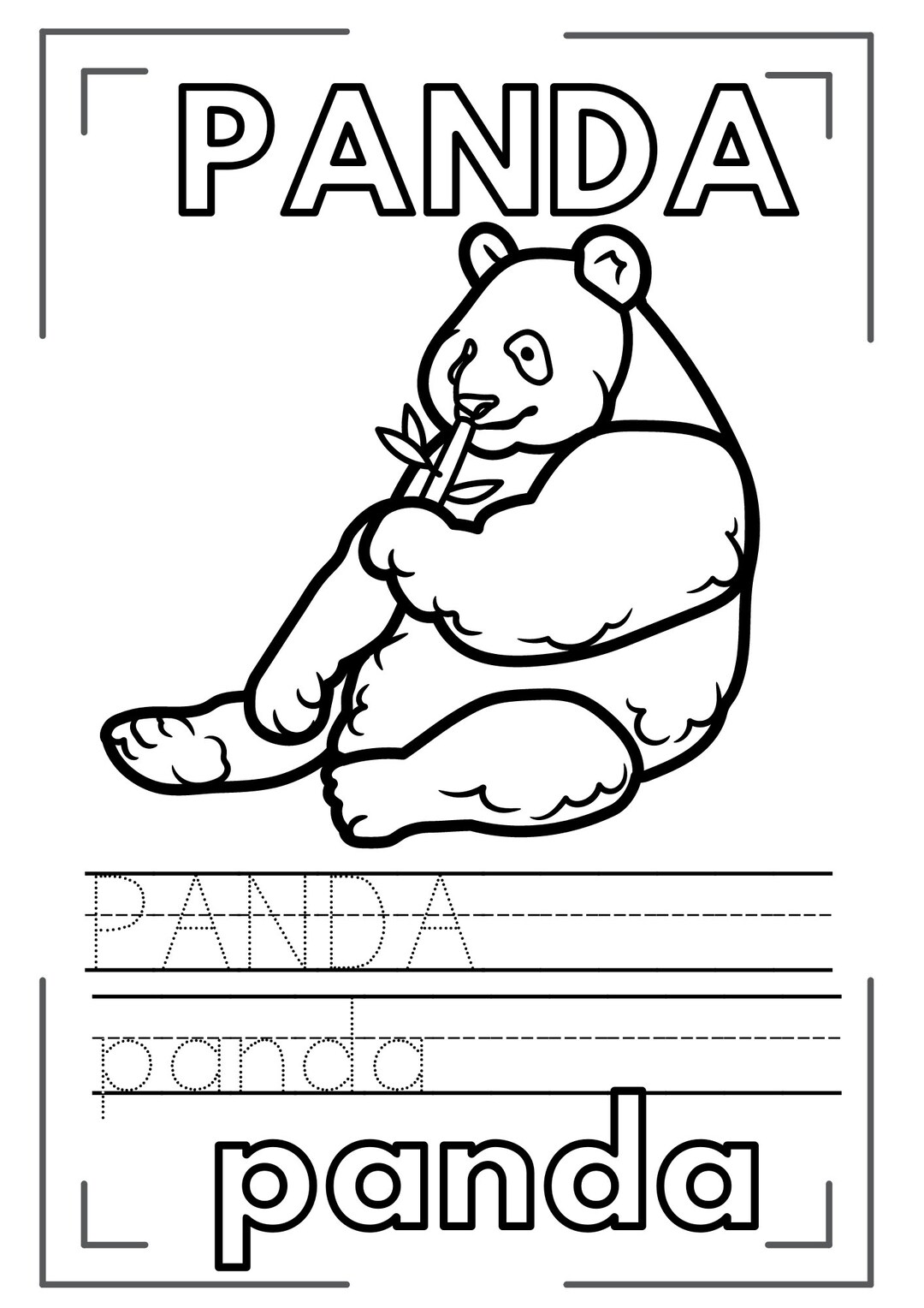 Animal Coloring Pages - Etsy