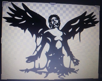 Fallen Angel - Printable Digital Download - Digital Art - High ...