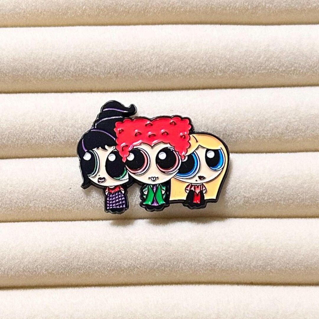 Powerpuff Girls as Sanderson Sisters Pin: Hocus Pocus Cartoon Mashup ...