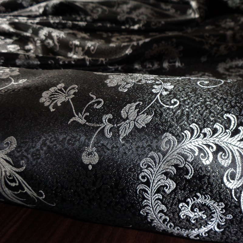 Brocade Curtains - Etsy