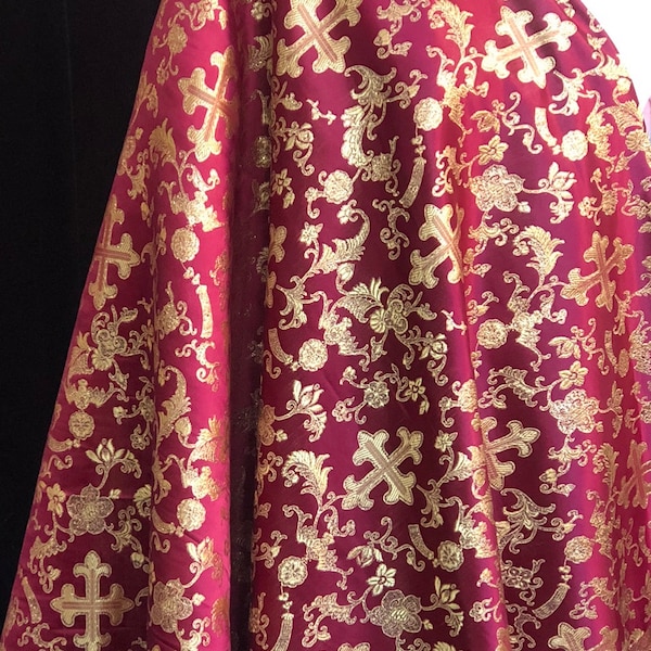 Metallic Liturgical Fabric - Etsy