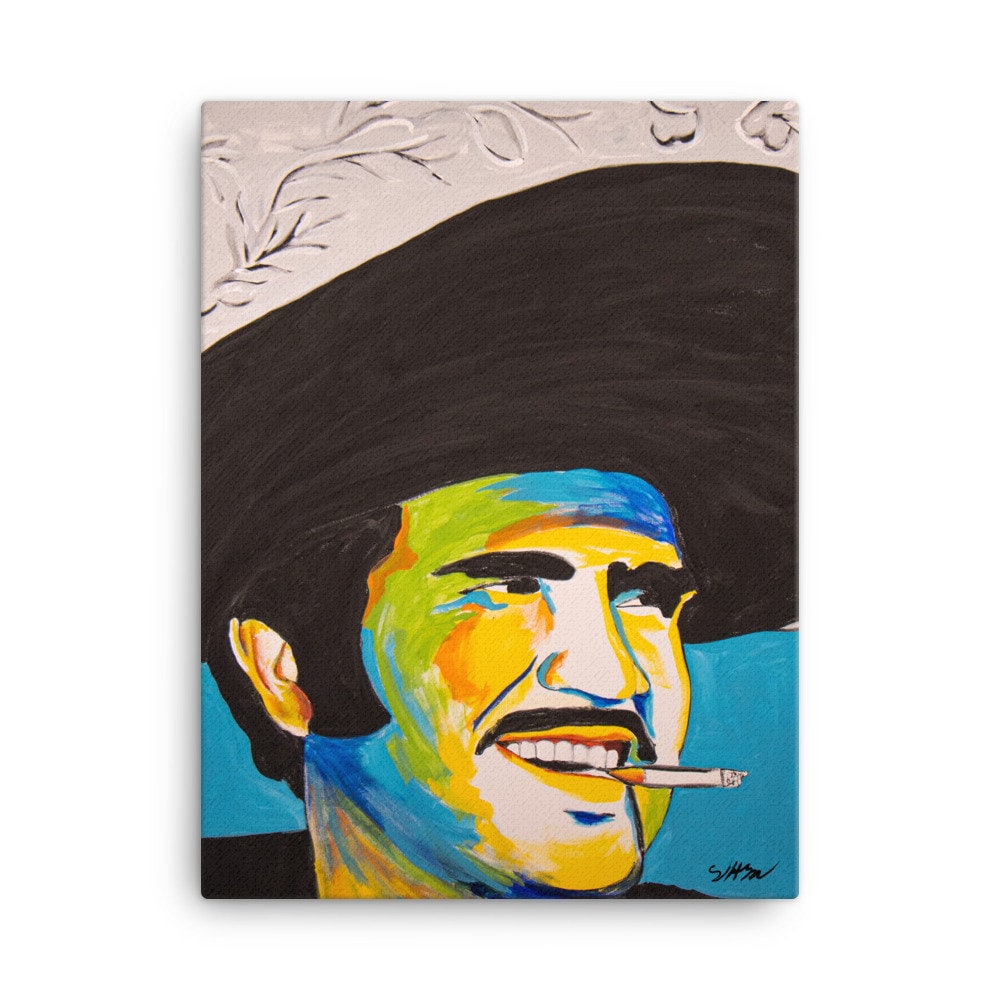 Vicente Fernández Canvas Wall Art Print Home Decor Mexican - Etsy
