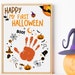 My First Halloween Handprint Art, Handprint Craft for Hallowen From ...