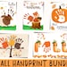 Fall Handprint Keepsake Art, Fall Greeting Card, Fall Craft Activities ...