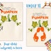 Cutest Little Pumpkin Footprint Art Craft Thanksgiving Fall - Etsy