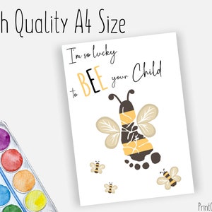 Mothers Day Footprint Handprint Art, Mothers Day Footprint Printable ...