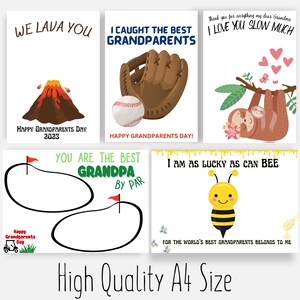 Grandparents Day Handprint Footprint Art Craft, Grandparents Day DIY ...