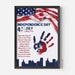 Independence Day Handprint Craft, Digital Printable, Happy 4th of July ...