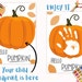 Fall Handprint Keepsake Art Fall Greeting Card Fall Craft - Etsy