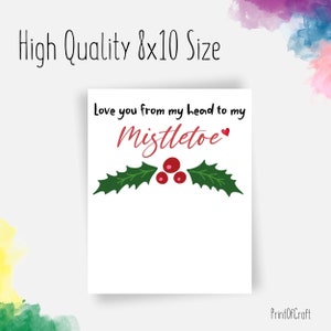 Mistletoe Christmas Handprint Art Craft, Christmas Activity for Baby ...