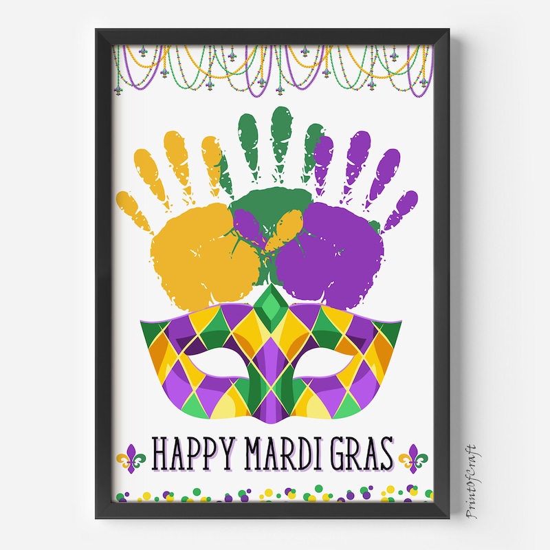 Mardi Gras Printable - Etsy