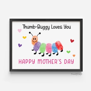 Mothers Day Fingerprint Handprint Art, Mothers Day Handprint Footprint ...