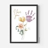 Mother's Day Handprint Craft Bundle, Mother's Day Flowers Grandmother ...