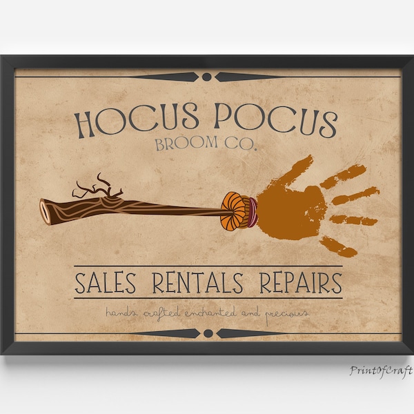 Halloween Handprint Craft - Etsy