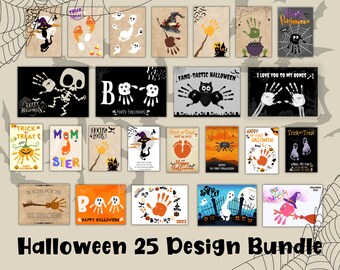 Halloween Handprint Craft - Etsy