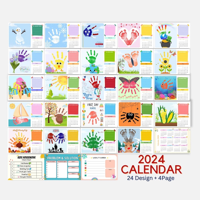 Mega Handprint Craft Bundle, Handprint Craft, Craft for Kids Toddler ...