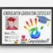Preschool Graduation Handprint Art, Toddler Handprint Keepsake, Pre-k ...