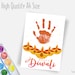 Diwali Day Handprint Art Craft, Preschool DIY Printable Activity Gift ...