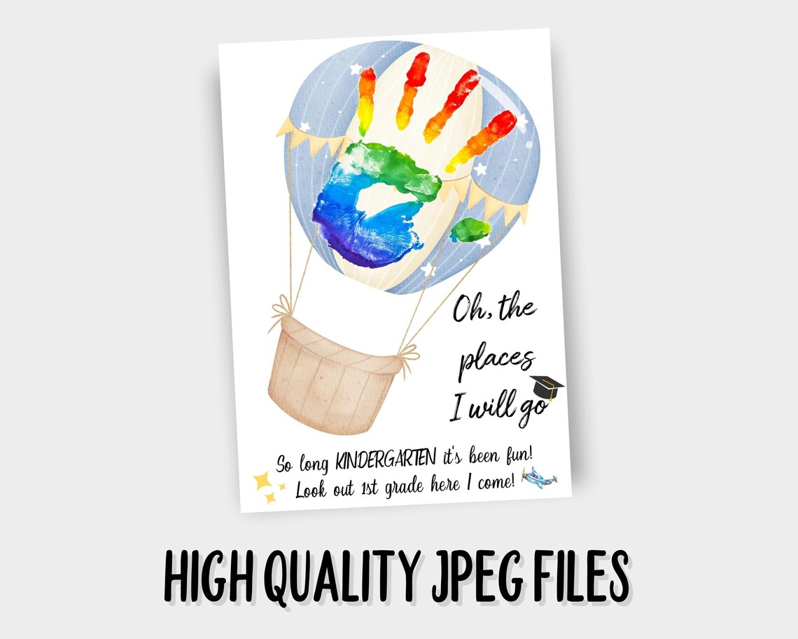 Graduation Handprint Art Craft, Handprint Footprint Preschool ...