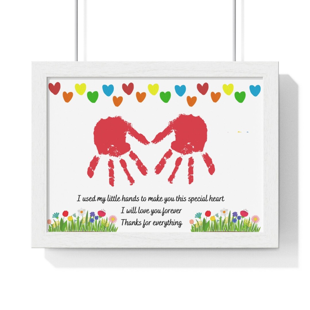 Little Heart Poem Grandparents Day Craft Grandparents Day - Etsy