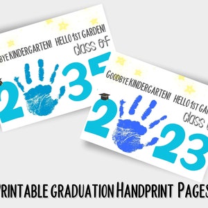 Graduation Handprint Art Craft, Handprint Footprint Preschool ...