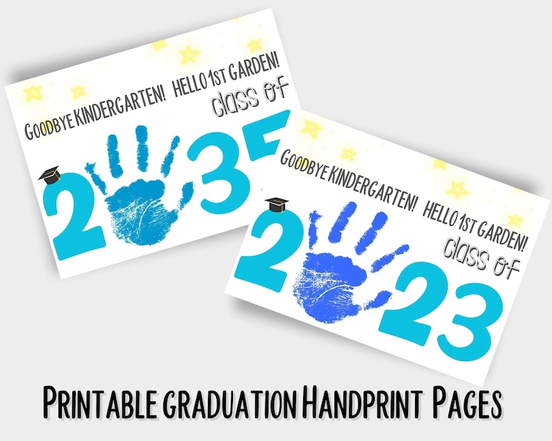Graduation Handprint Art Craft, Handprint Footprint Preschool ...