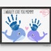 Mothers Day Handprint Printable Art Craft, Mother and Baby Handprint ...