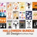 Halloween Mega Bundle Art Craft, Printable Footprint Handprint Art ...