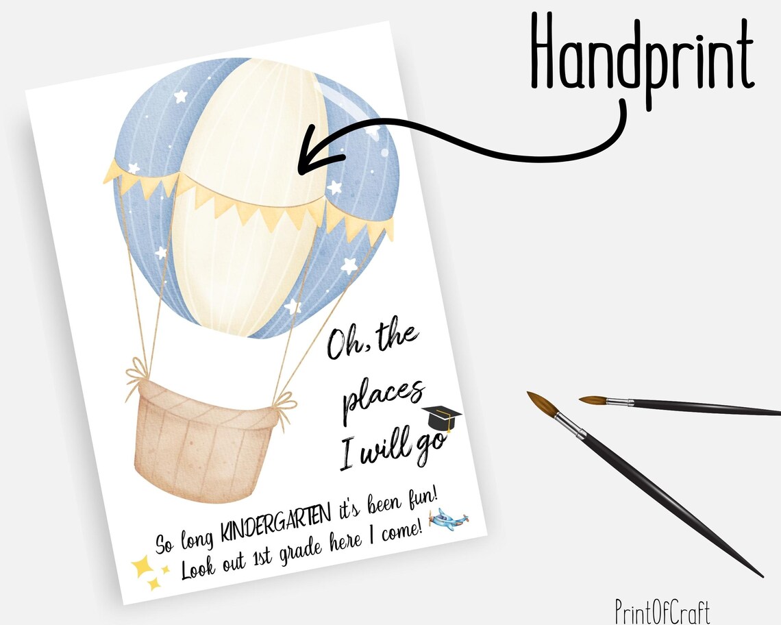 Kindergarten Graduationhandprint Art Craft, Handprint Footprint ...