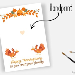 Thanksgiving Handprint Craft, Baby Fall Art, Preschool Thanksgiving ...