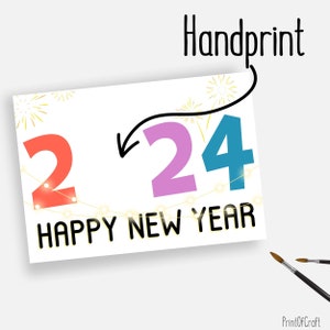 2024 Christmas Handprint Craft, Preschool Holiday Activity Handprint ...