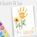 Mothers Day Handprint Art Craft, You Are My Sunshine Flower, Handprint ...