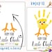 Easter Chicken Handprint Art, Toddler Handprint Keepsake, Easter ...