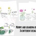 Mother's Day Handprint Craft Bundle, Mother's Day Flowers Grandmother ...