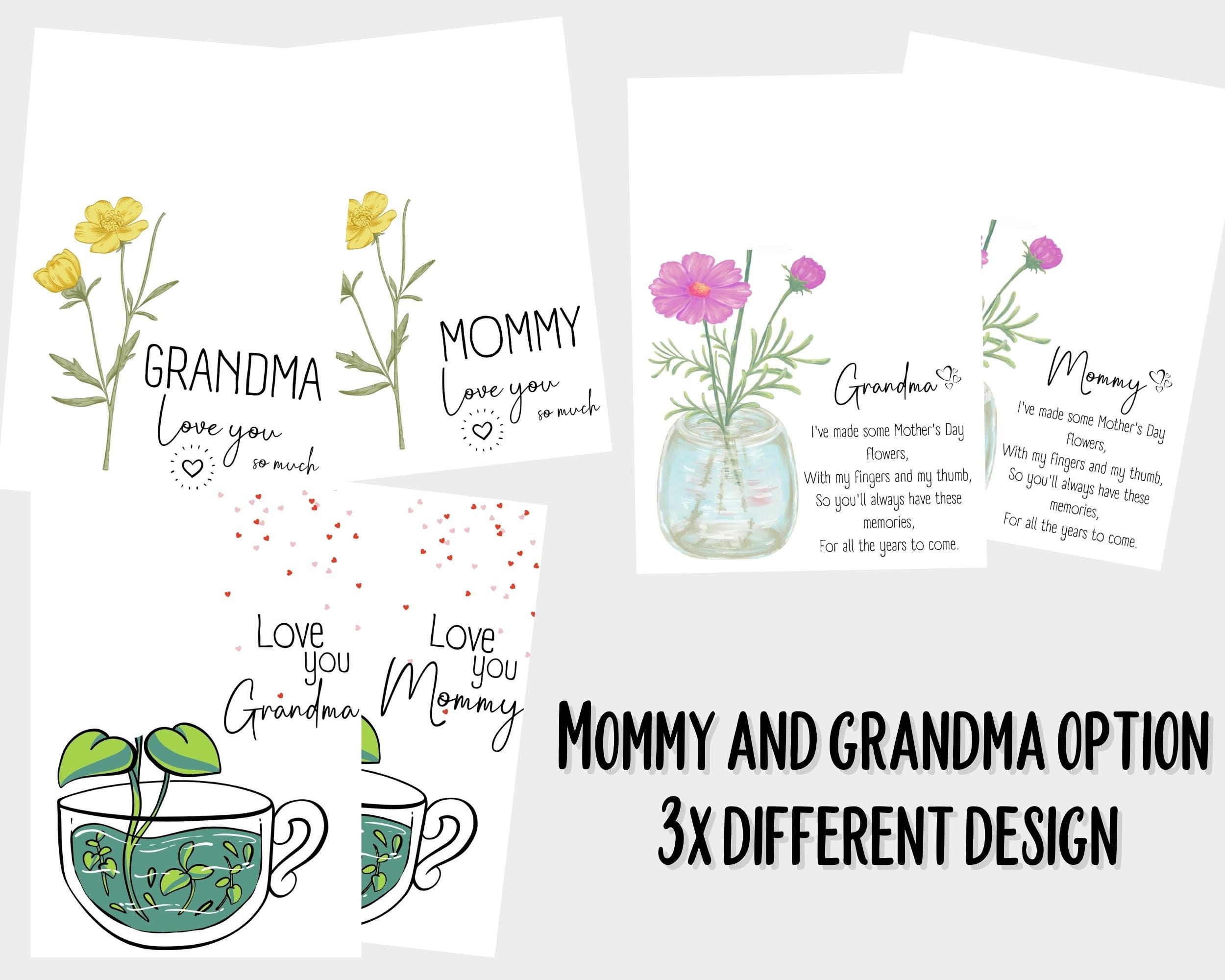 Mother's Day Handprint Craft Bundle Mother's Day - Etsy