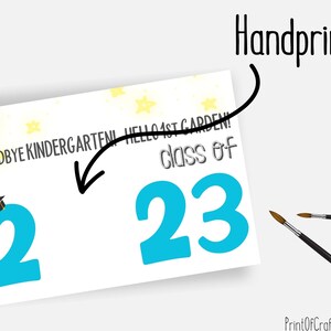 Kindergarten Graduation Handprint Art Craft, Handprint Footprint ...