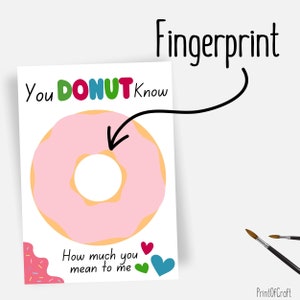 Valentines Day Handprint Craft, Fingerprint Art Craft, Valentines Day ...