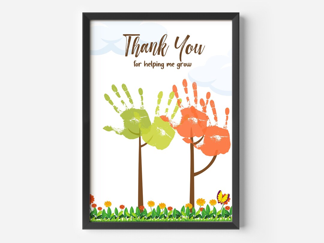 Thanksgiving Handprint Craft Printable for Kids, Children DIY Gift ...